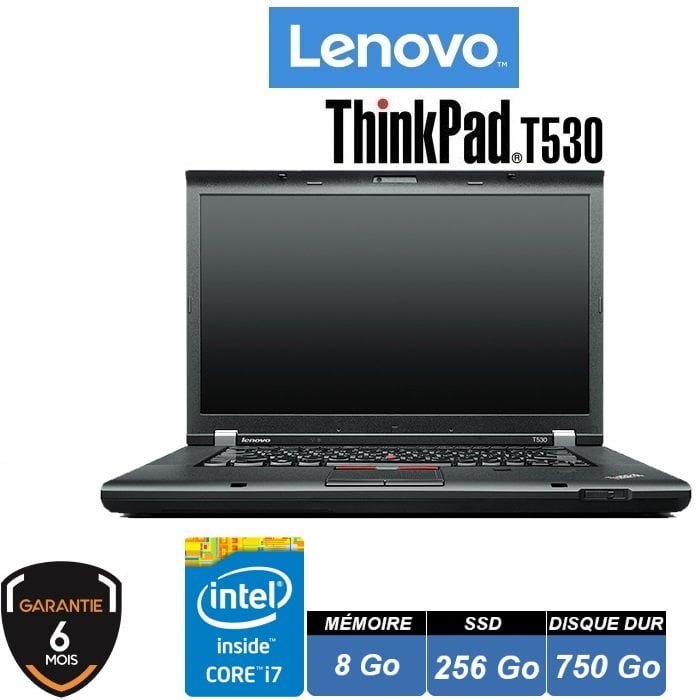 Thinkpad T530 i7/8Go/256Go+750Go - MABOX.FR