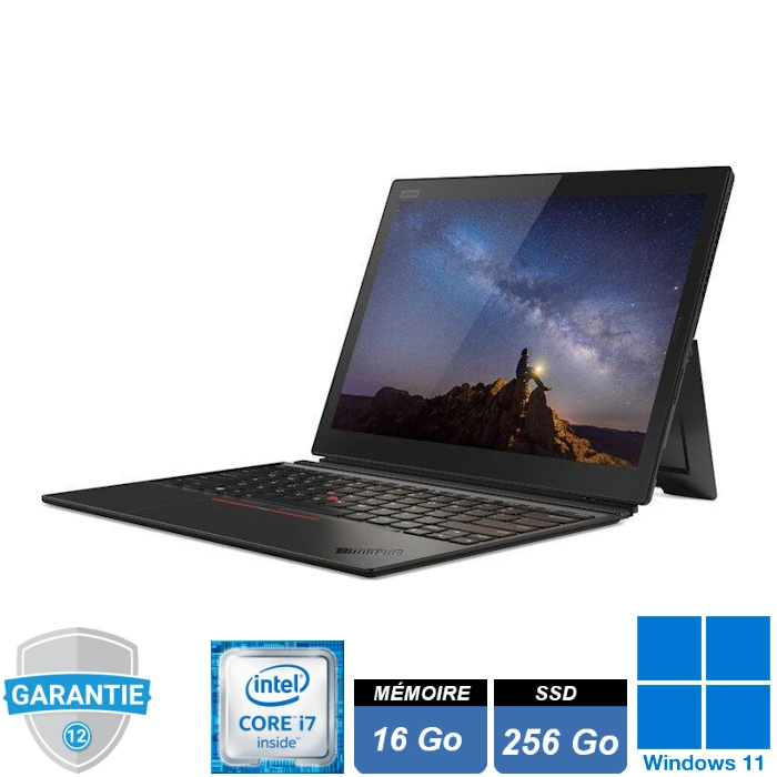Lenovo Thinkpad X1 Tablet Gen3 i7 16Go SSD256Go Windows 11